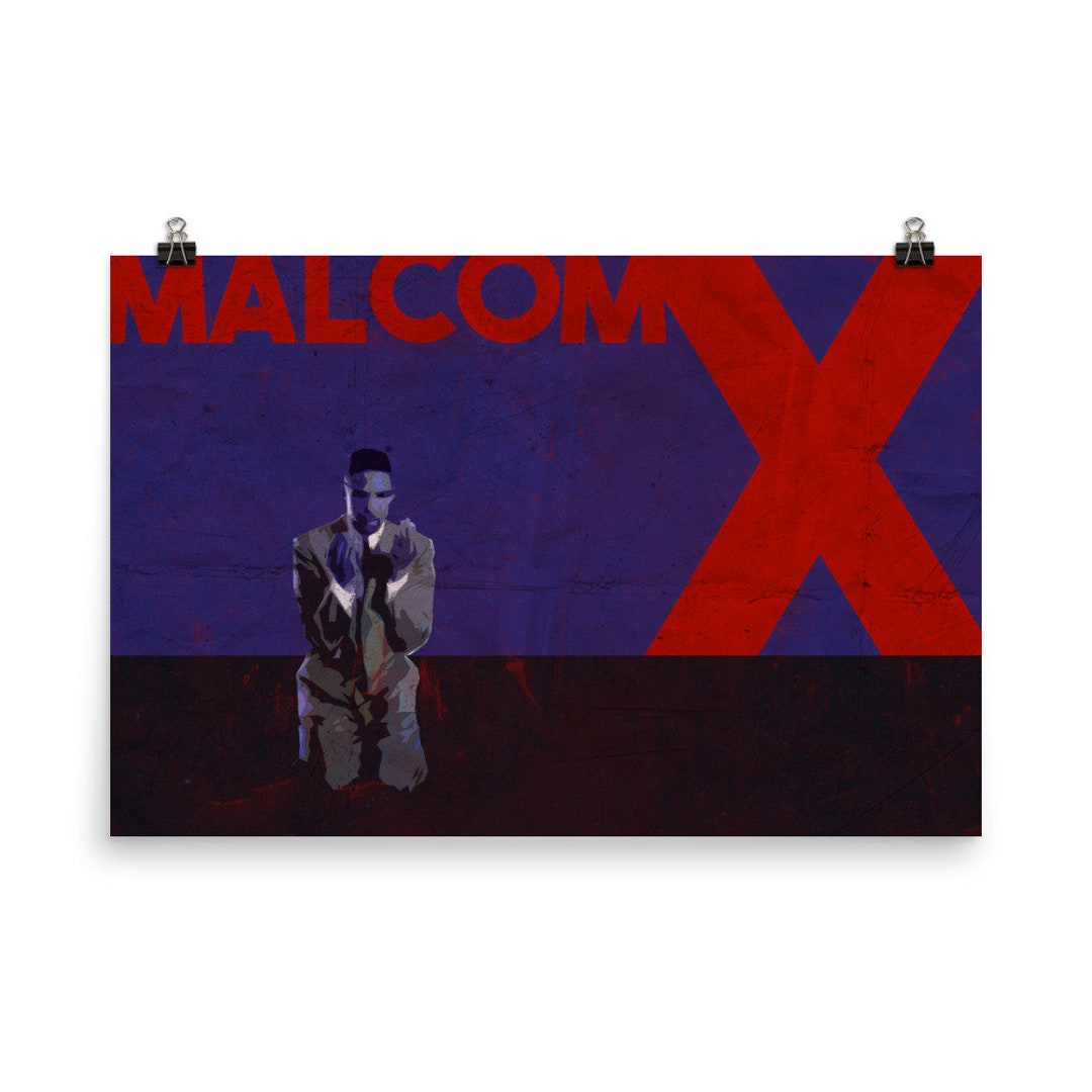 Malcolm X Poster - Etsy