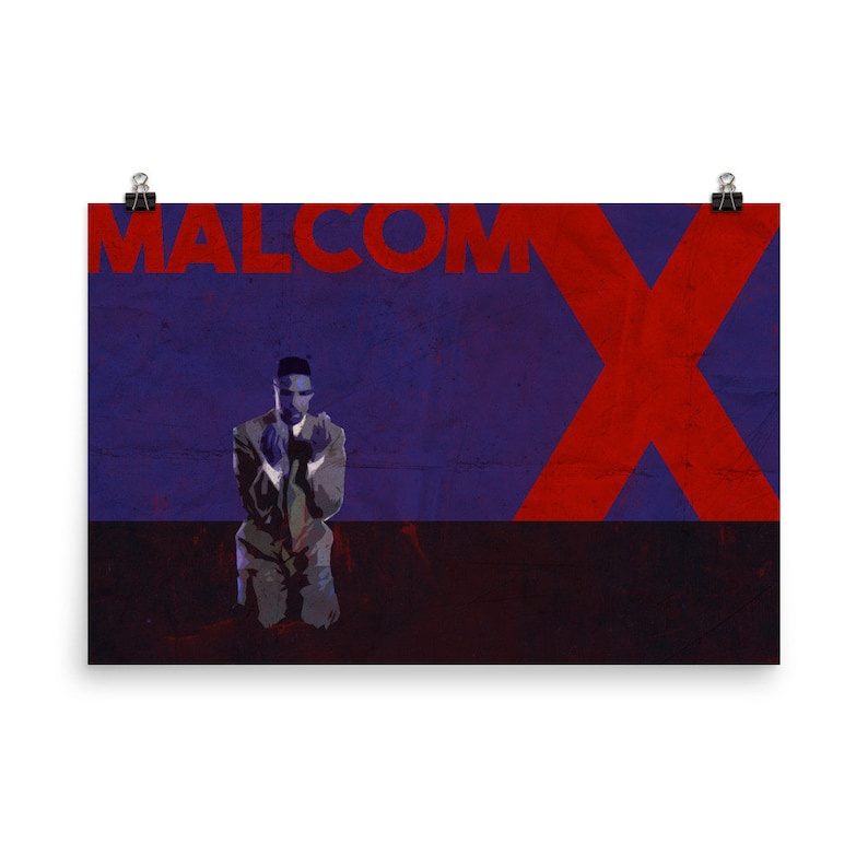 Malcolm X Poster - Etsy