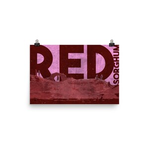 Red Sorghum Poster - Etsy