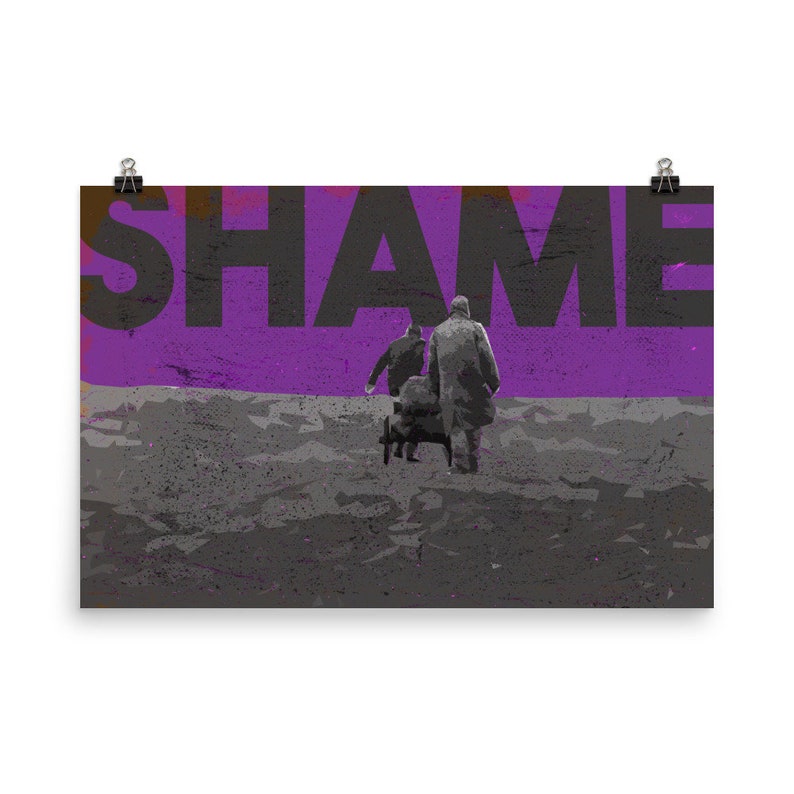 Shame Poster - Etsy