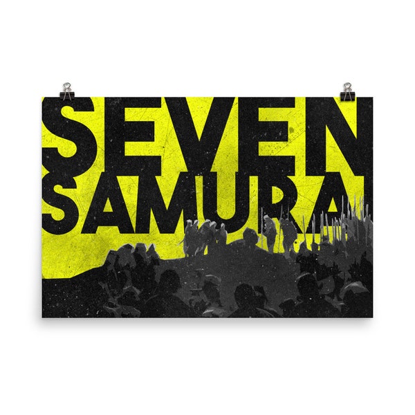 The Seven Samurai Poster - Etsy