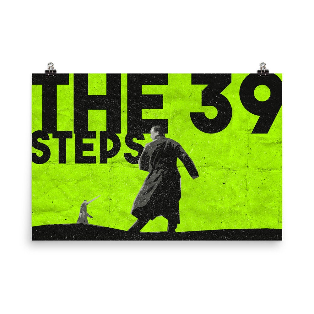 The 39 Steps Poster - Etsy