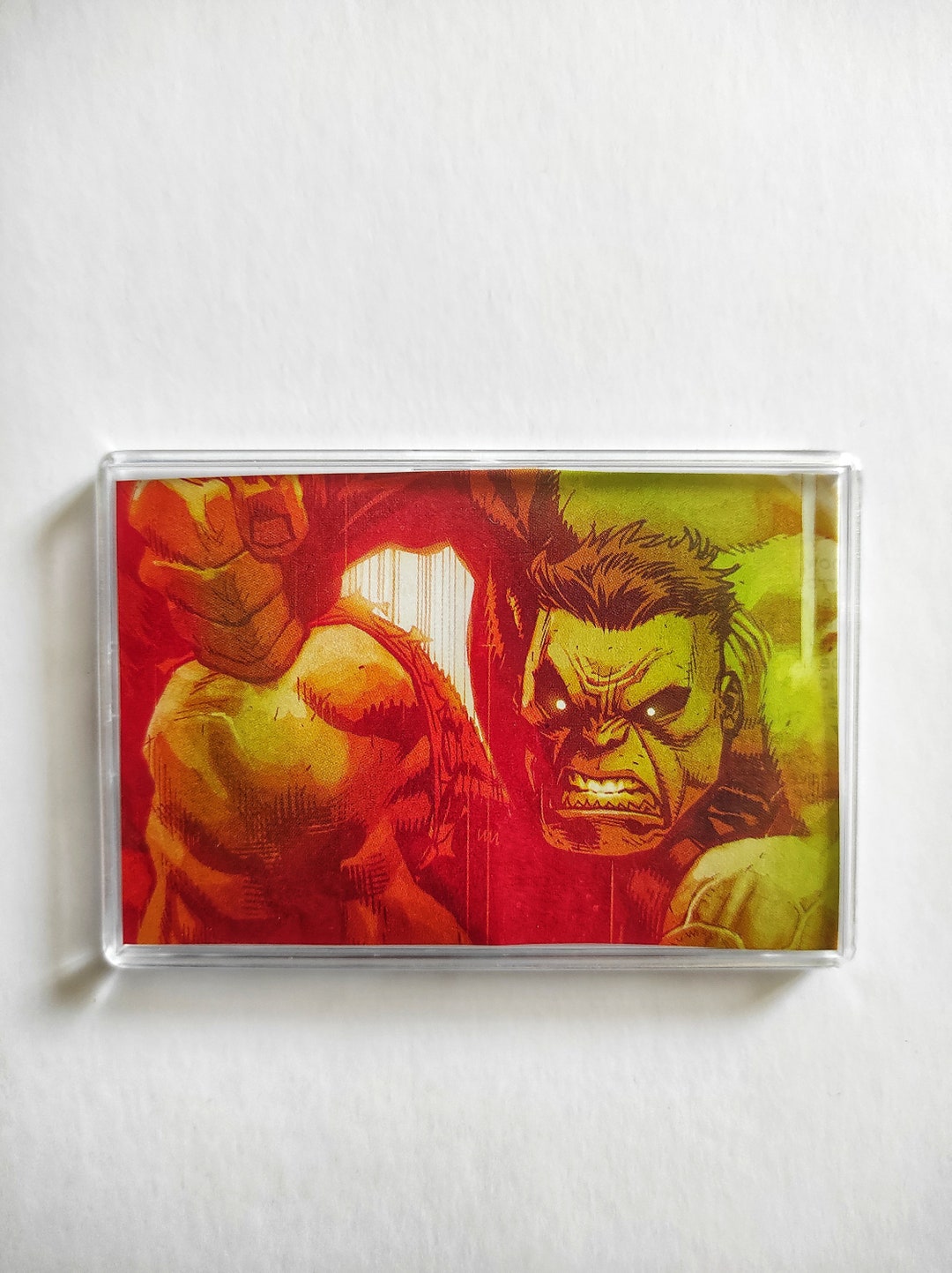 Hulk Red Original Large Comic Book Fridge Magnet/mini Frame, Unique ...