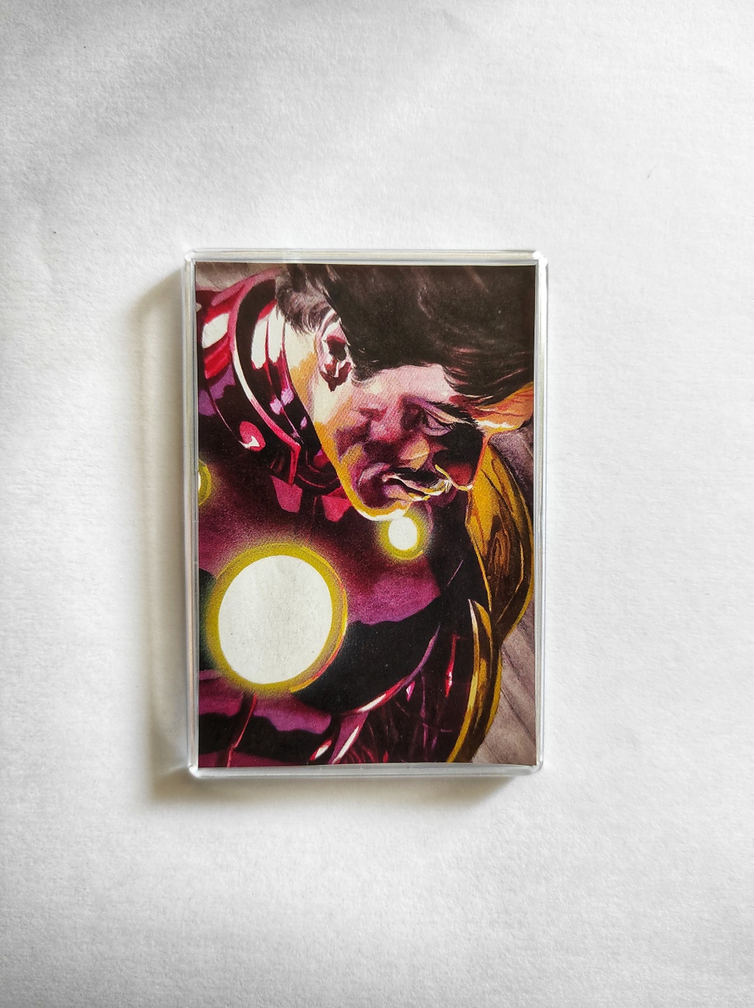 Tony Star Iron Man Original Large Comic Book Fridge Magnet. Authentic ...