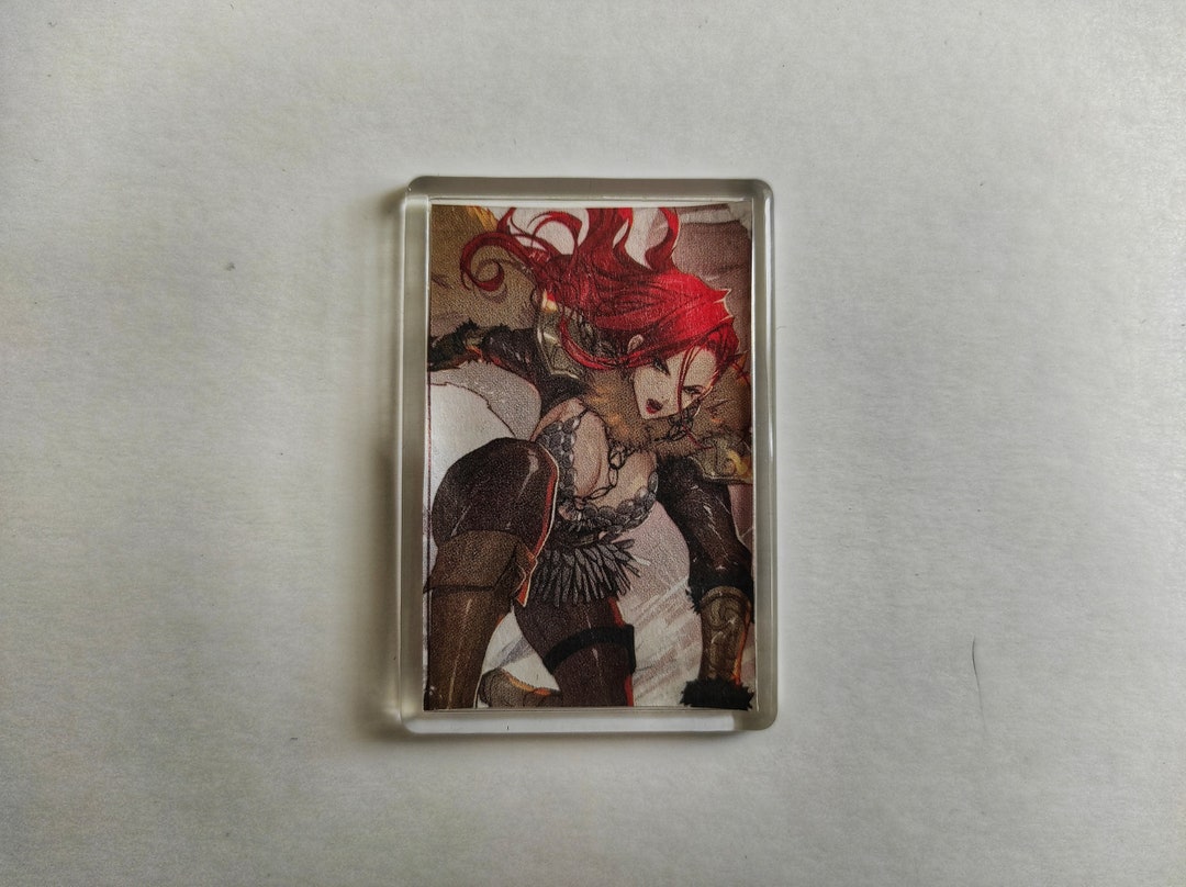 Red Sonja Crouch Original Comic Book Fridge Magnet/mini Frame - Unique ...