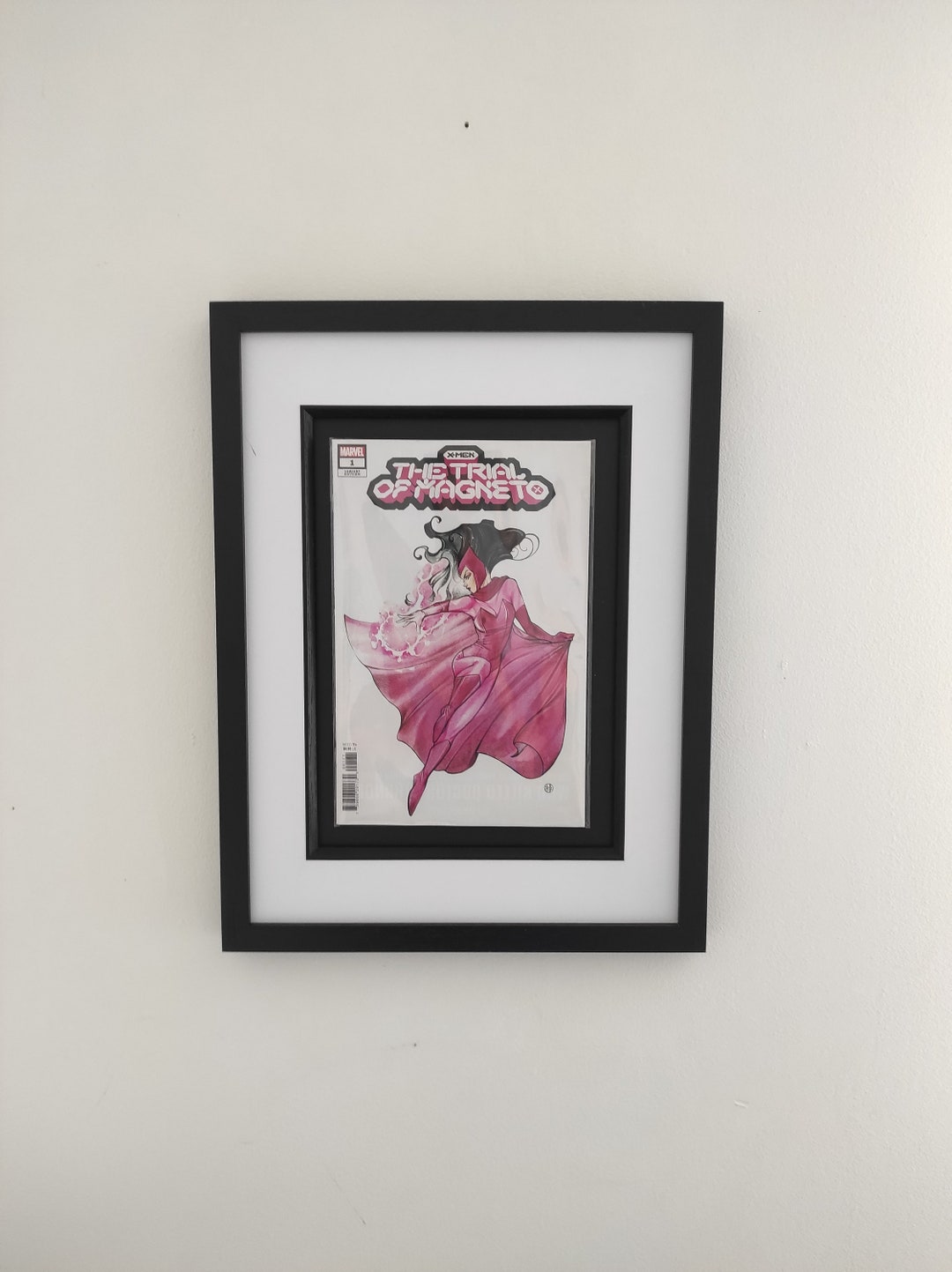 Scarlet Witch Wandavision Comic Book Mounted in a Black Frame With ...