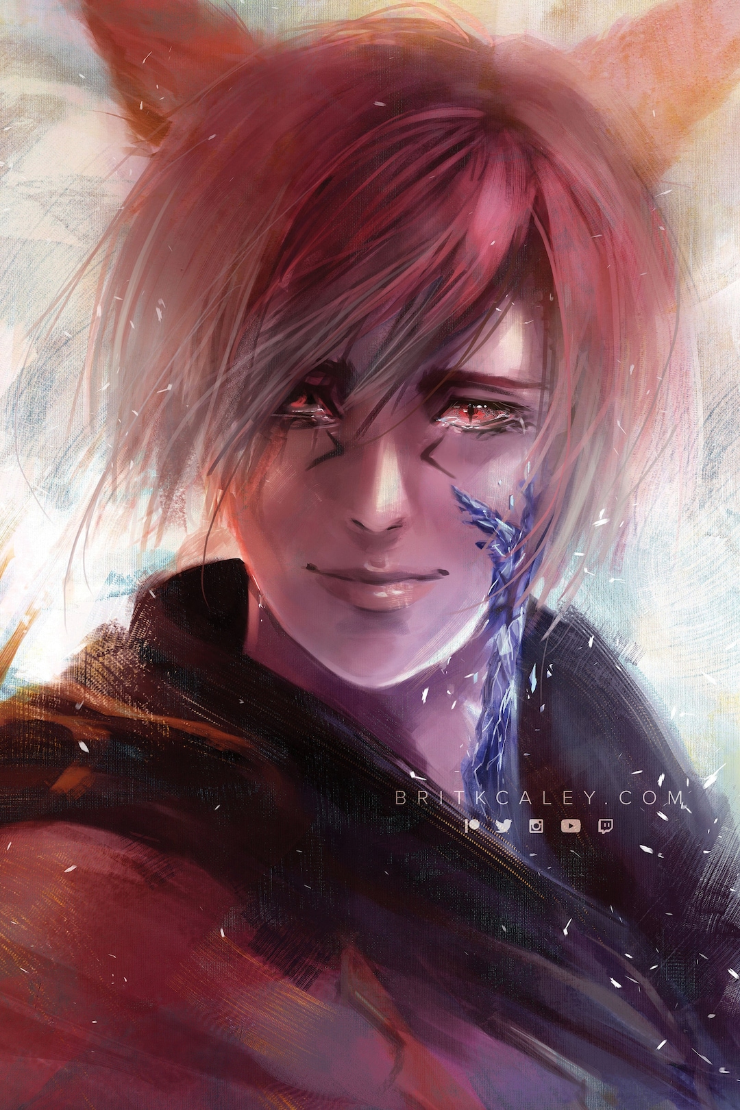 Crystal Exarch G'raha Tia Art Print - Final Fantasy XIV Fanart - Etsy