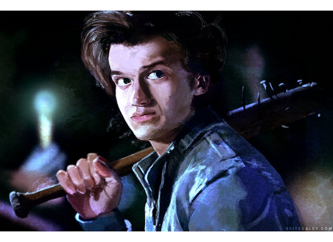 Steve Harrington Art Print: Stranger Things Fanart (8x11 or 12x18) - Etsy