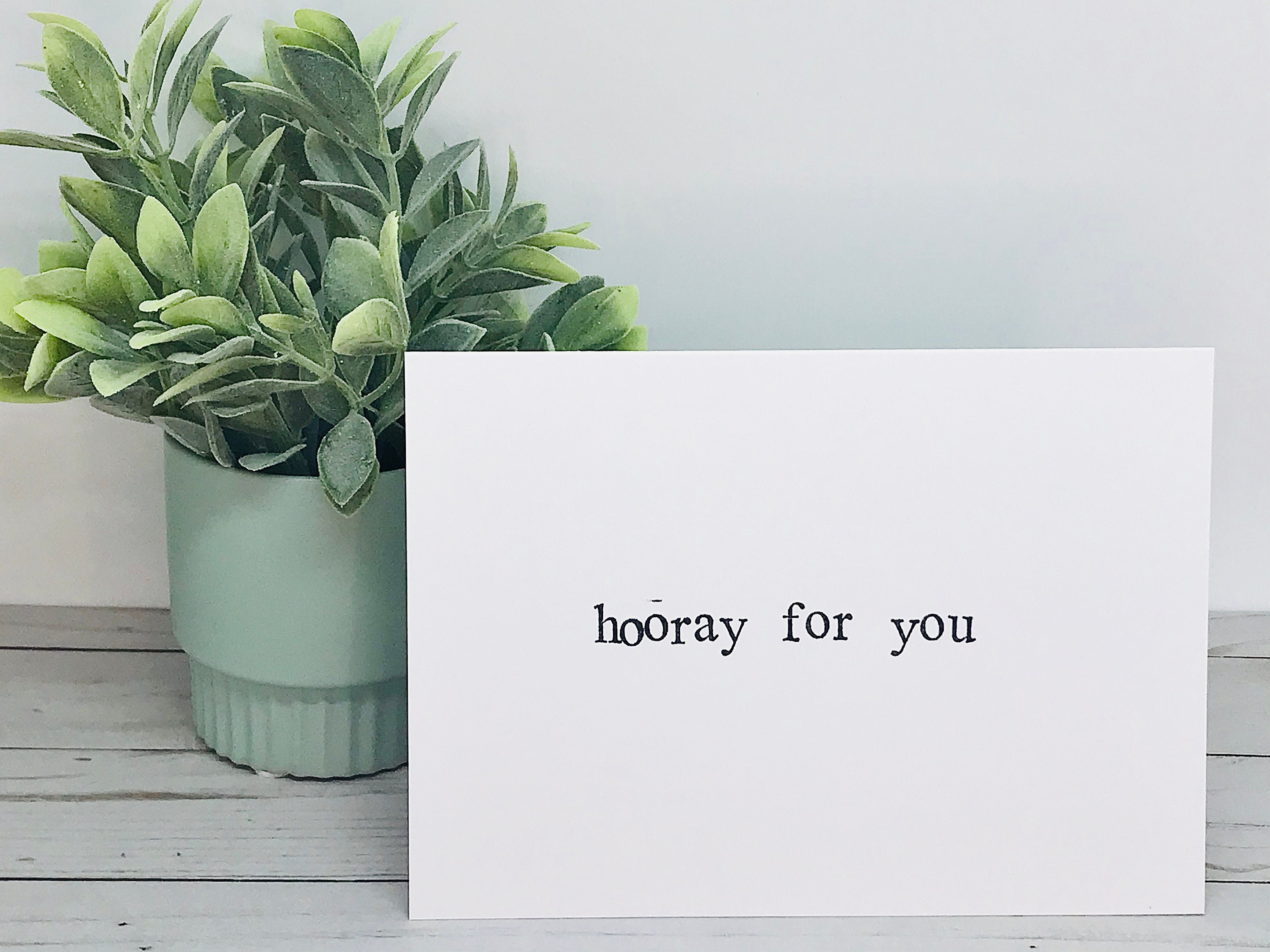 Funny Congratulations Card Hooray for You Encouragement Card, Job Well ...