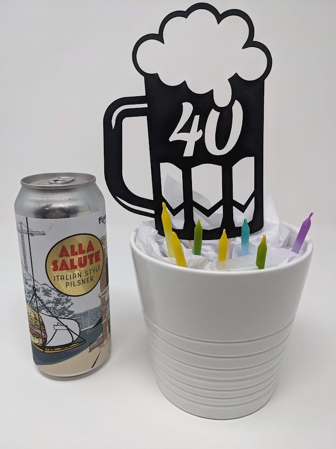 Beer Cake Topper - Etsy