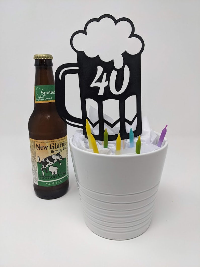 Beer Cake Topper - Etsy