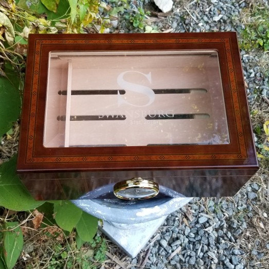 Engraved Humidor, Cigar Lighter, Personalized Cigar Humidor ...
