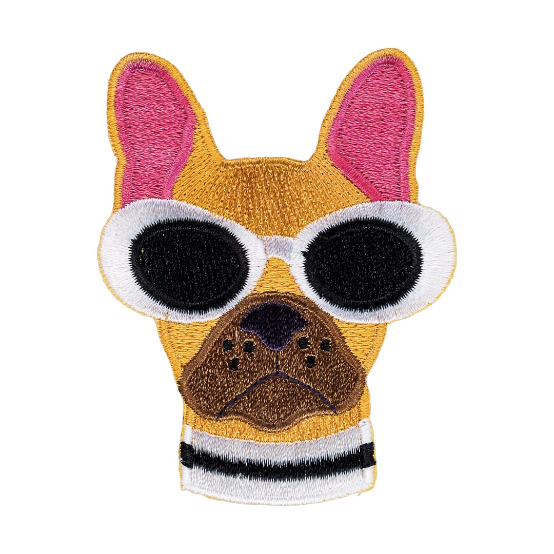 French Bulldog frenchie Iron-on Patch - Etsy