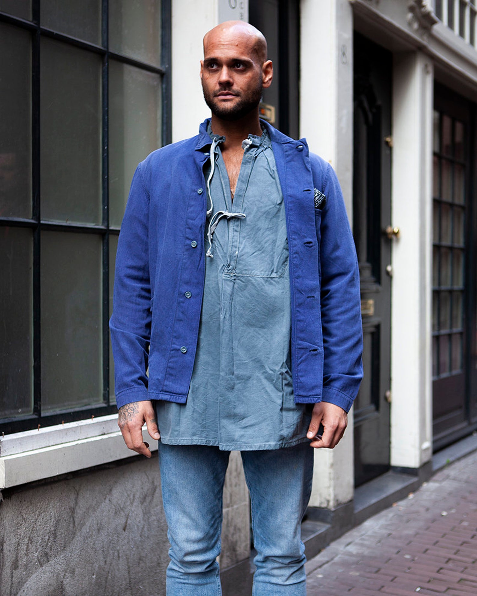 1940's Workwear Smock Rugged Popover Work Shirt - Etsy