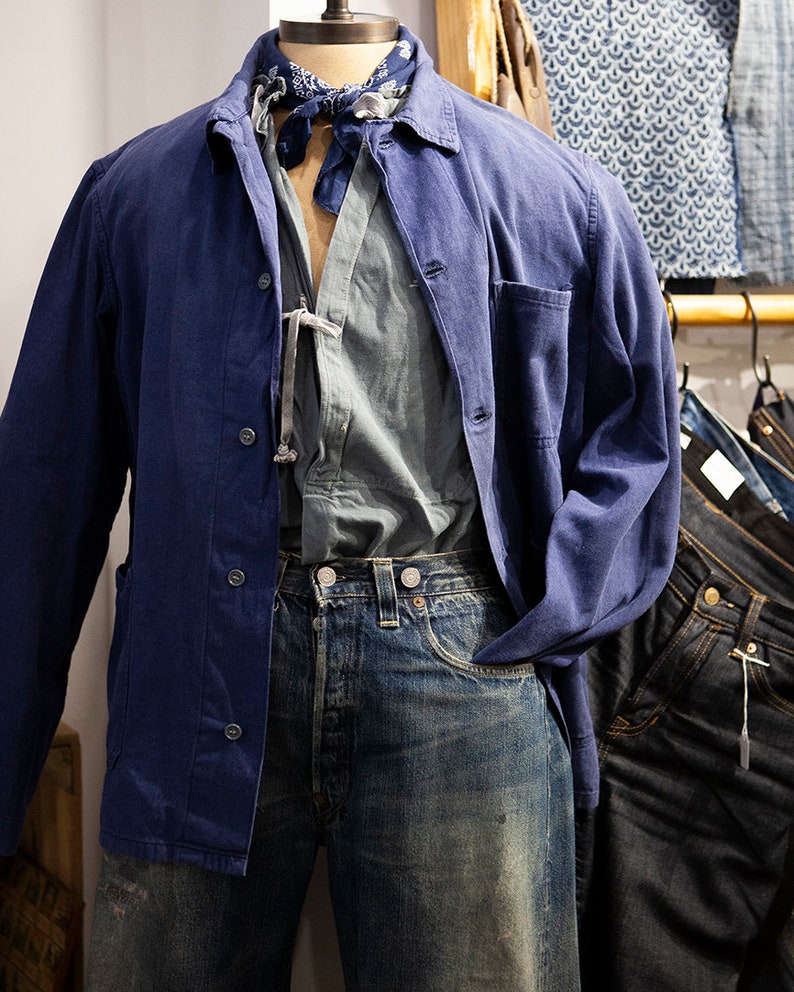 1940's Workwear Smock Rugged Popover Work Shirt - Etsy