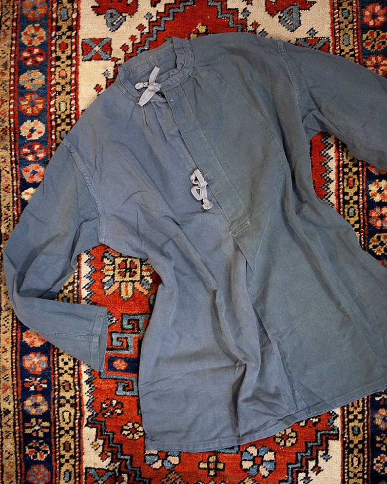 1940's Workwear Smock Rugged Popover Work Shirt - Etsy