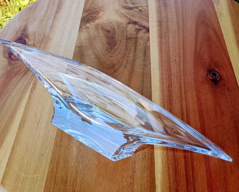 Nambe Planar 9" Crystal Bowl Centerpiece Decor Vintage - Etsy
