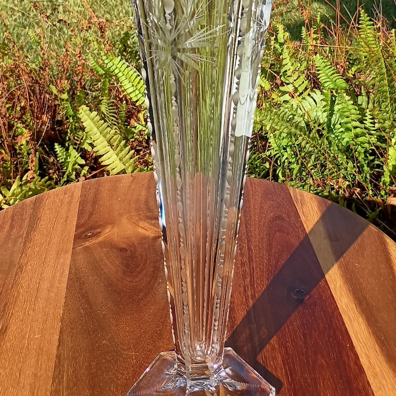 Victorian Trumpet Vase - Etsy