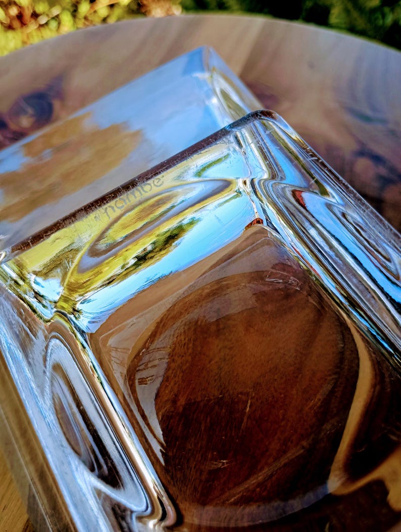 Nambe Planar 9" Crystal Bowl Centerpiece Decor Vintage - Etsy