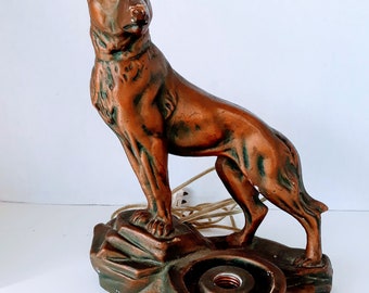 1940s Chalkware Dog - Etsy