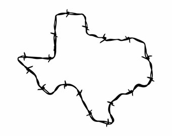 Barbed wire decal | Etsy