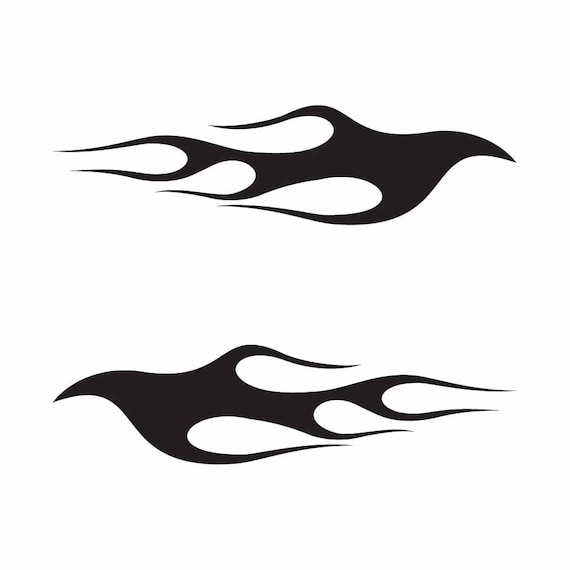 Racing Flames Clip Art