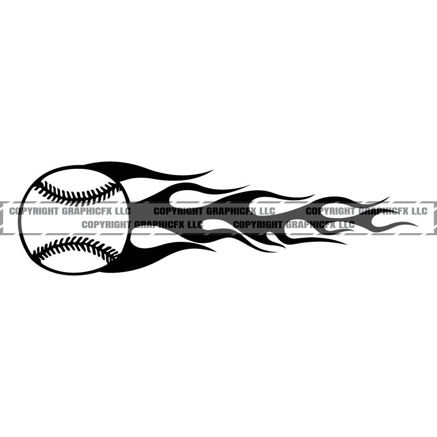 Baseball Tail Vector