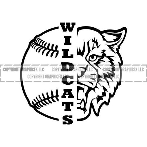 Baseball Svg Wildcat Baseball Svg Wildcat Wildcats - Etsy Hong Kong