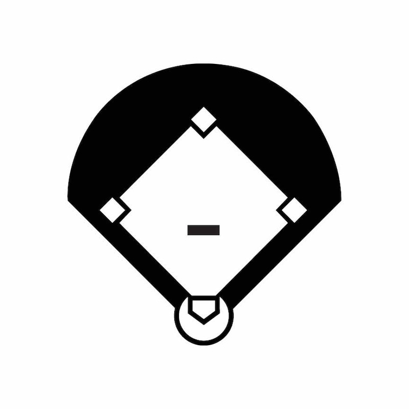 Baseball Diamond Svg - Etsy