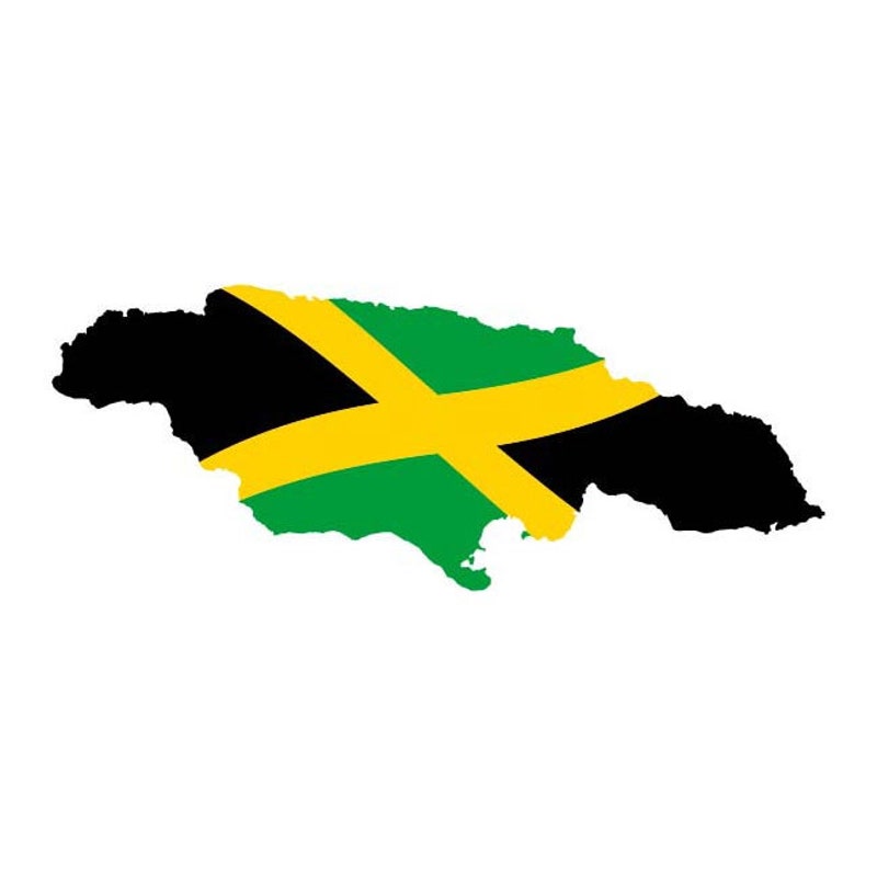 Map of Jamaica Drawing - Etsy UK