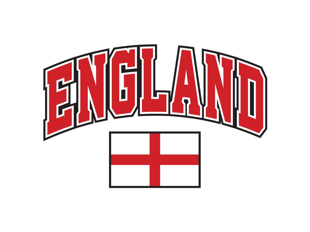 England Flag Arched Text Vector Graphic (digital Download) - Etsy