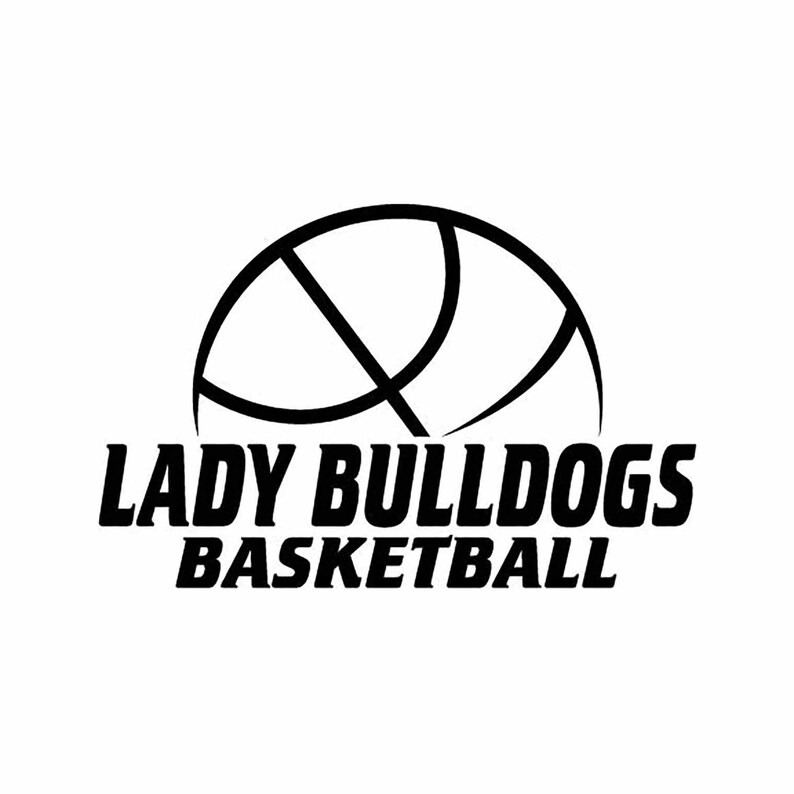 Lady Bulldogs Basketball INSTANT DOWNLOAD 1 vector .eps .dxf | Etsy