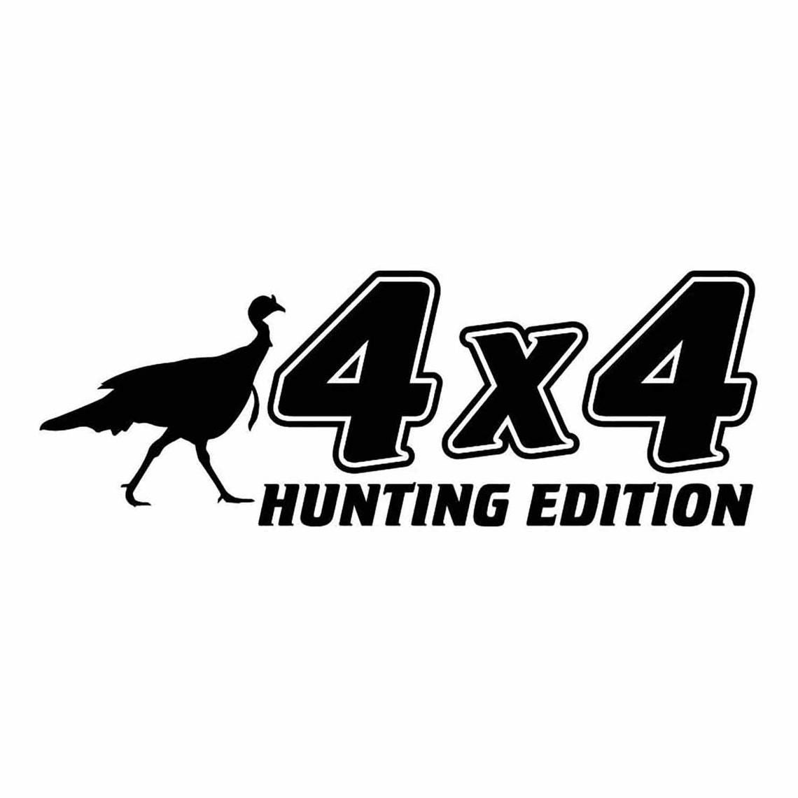 4x4 Hunting Edition Turkey Hunter Vector .eps .dxf .svg .png - Etsy