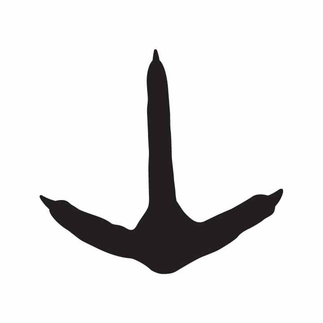 Turkey Track .eps, .svg, .dxf & 1 .png Vinyl Cutter Ready, T-shirt, CNC ...