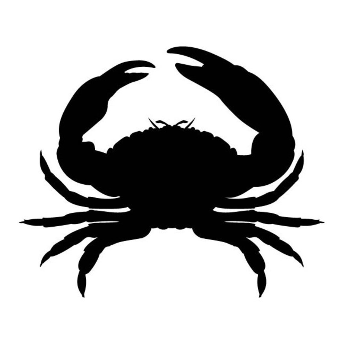Stone Crab Vector .eps .dxf .svg .png. Vinyl Cutter Ready - Etsy Canada