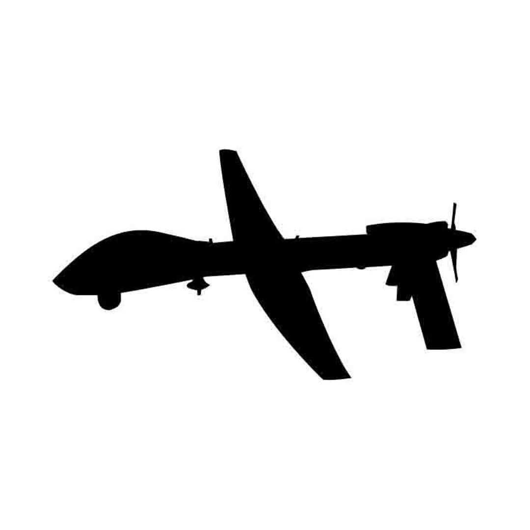 Military Uav Drone Graphic 1 Vector Eps And 1 Png Vinyl Cutter Etsy