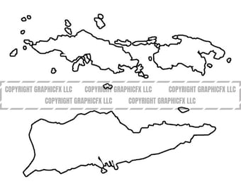 Us Virgin Islands Svg - Etsy