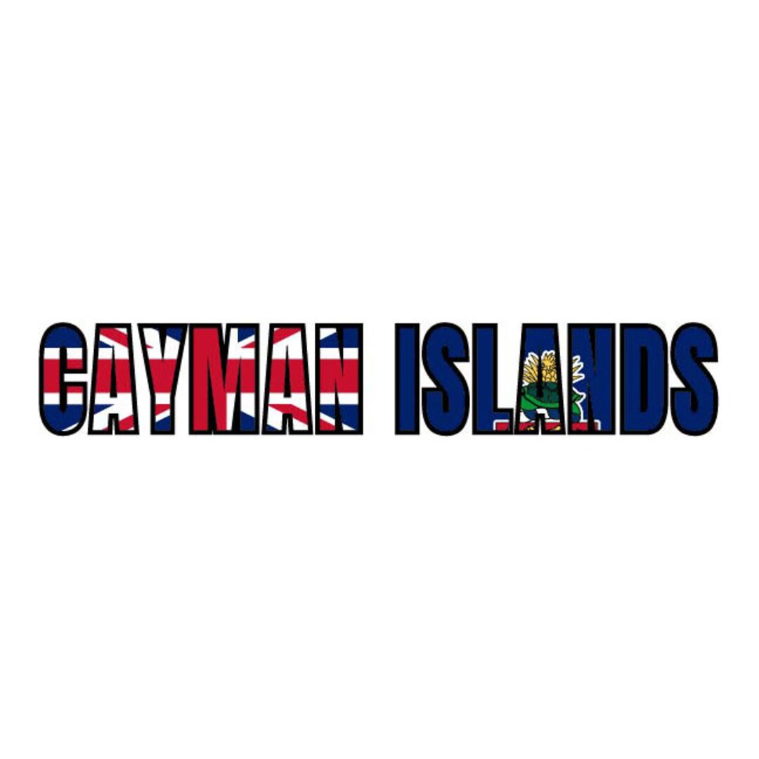 Cayman Islands Flag Word Art: Vector Graphic (digital Download) - Etsy