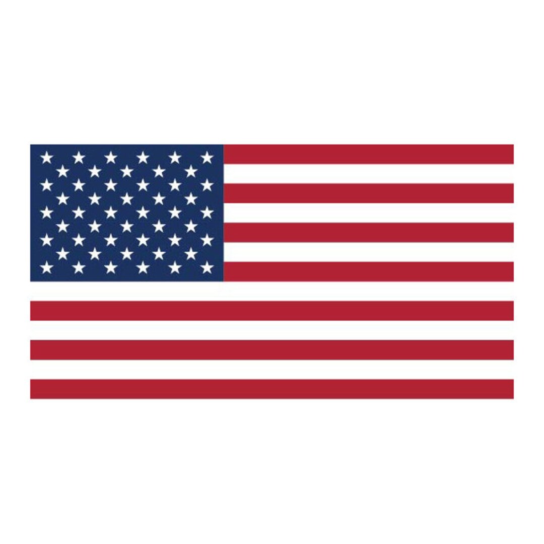 Vector Us Flag Vertical