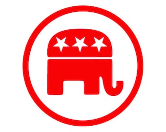 Republican Party Elephant Png - Etsy