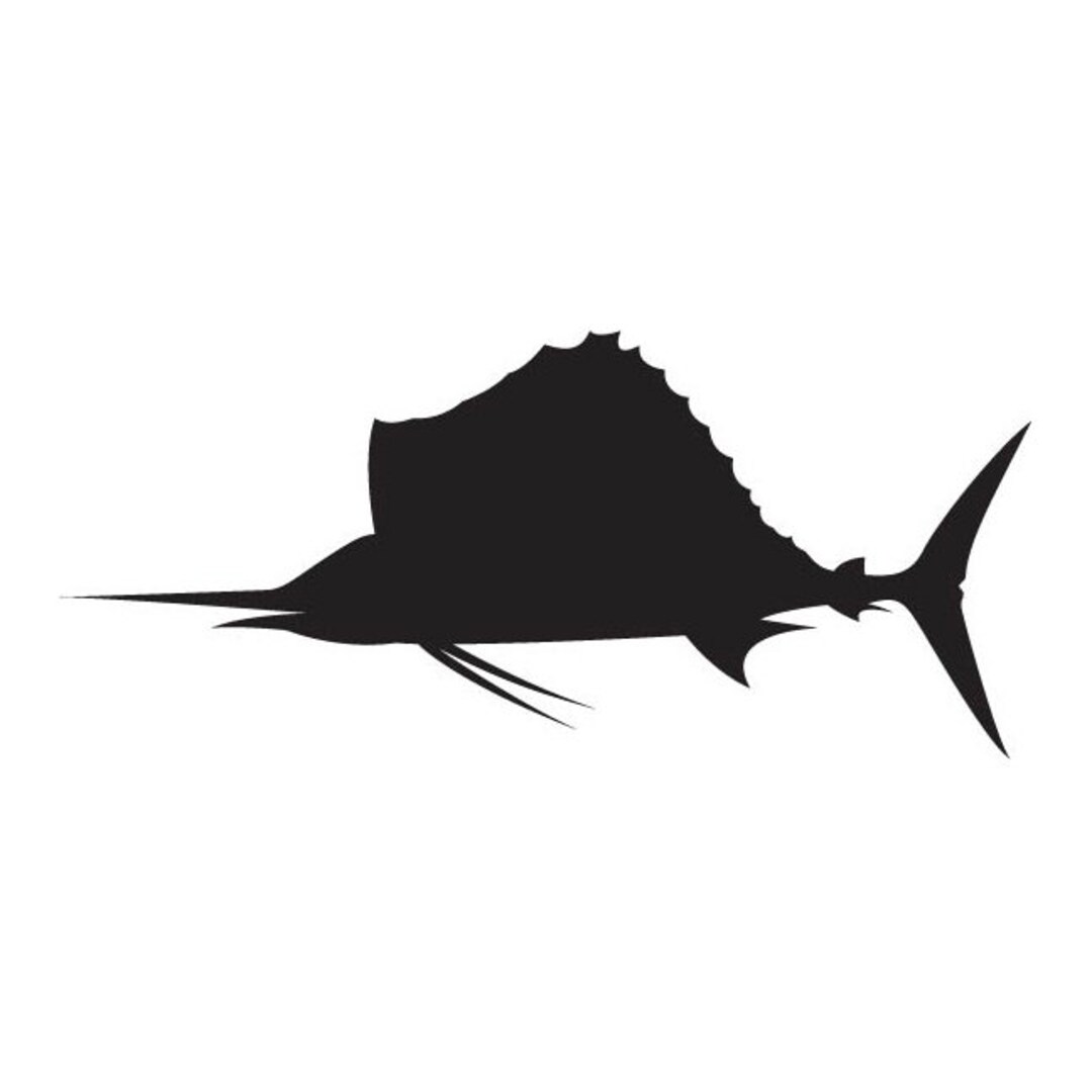 Sailfish Vector Art: CNC, Vinyl Cutter, T-shirt Design (digital ...