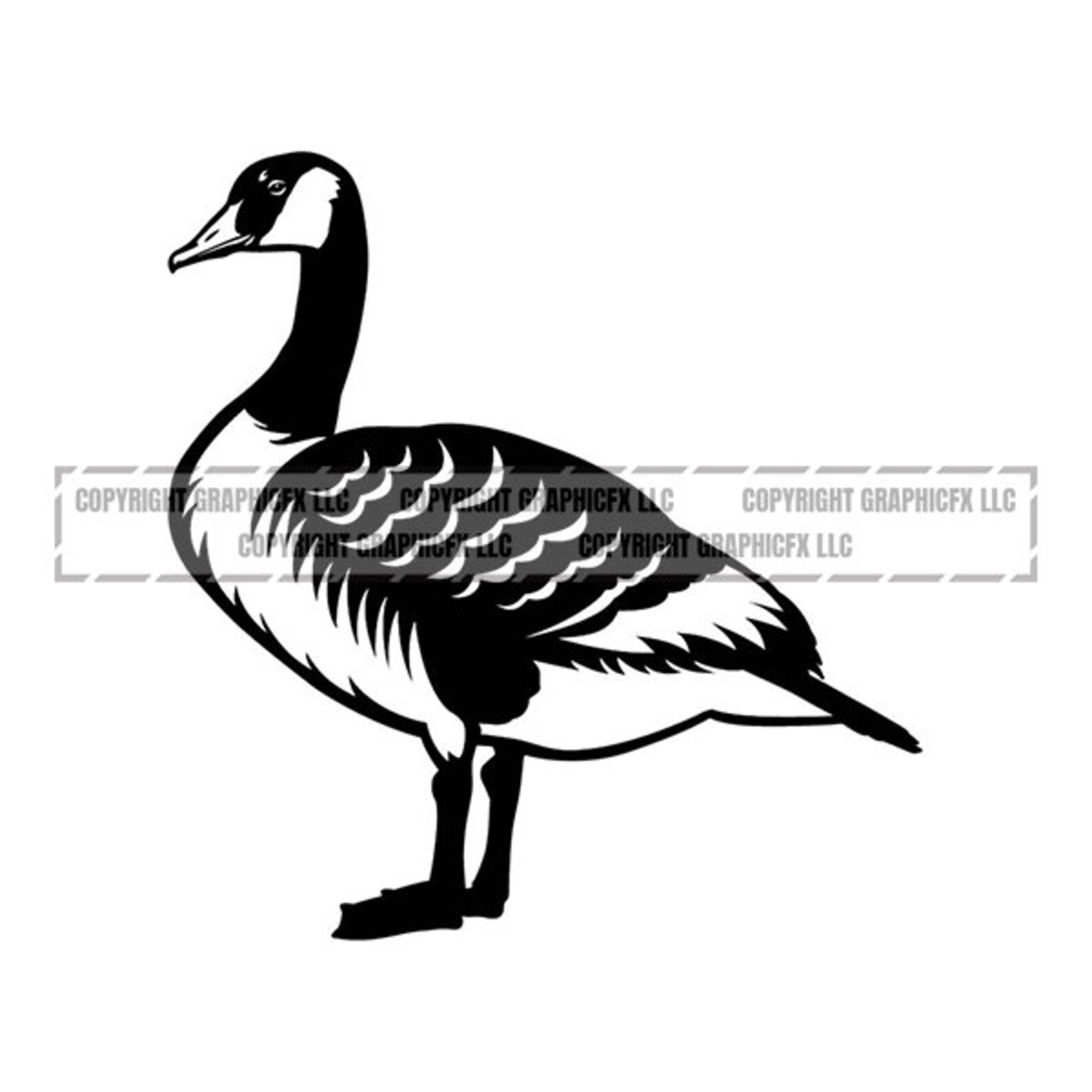 Canada Goose .eps, .svg, .dxf & 1 .png Vinyl Cutter Ready, T-shirt, CNC ...