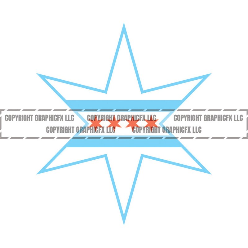 Chicago Star - Etsy