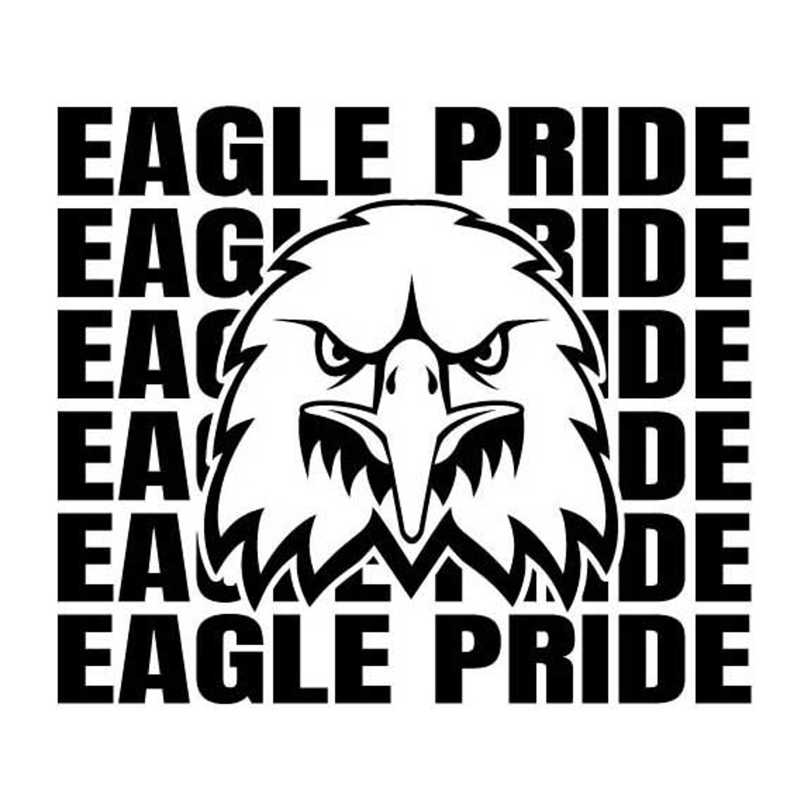 Eagle Pride Eagles Spirit Wear vector .eps .dxf .svg .png | Etsy