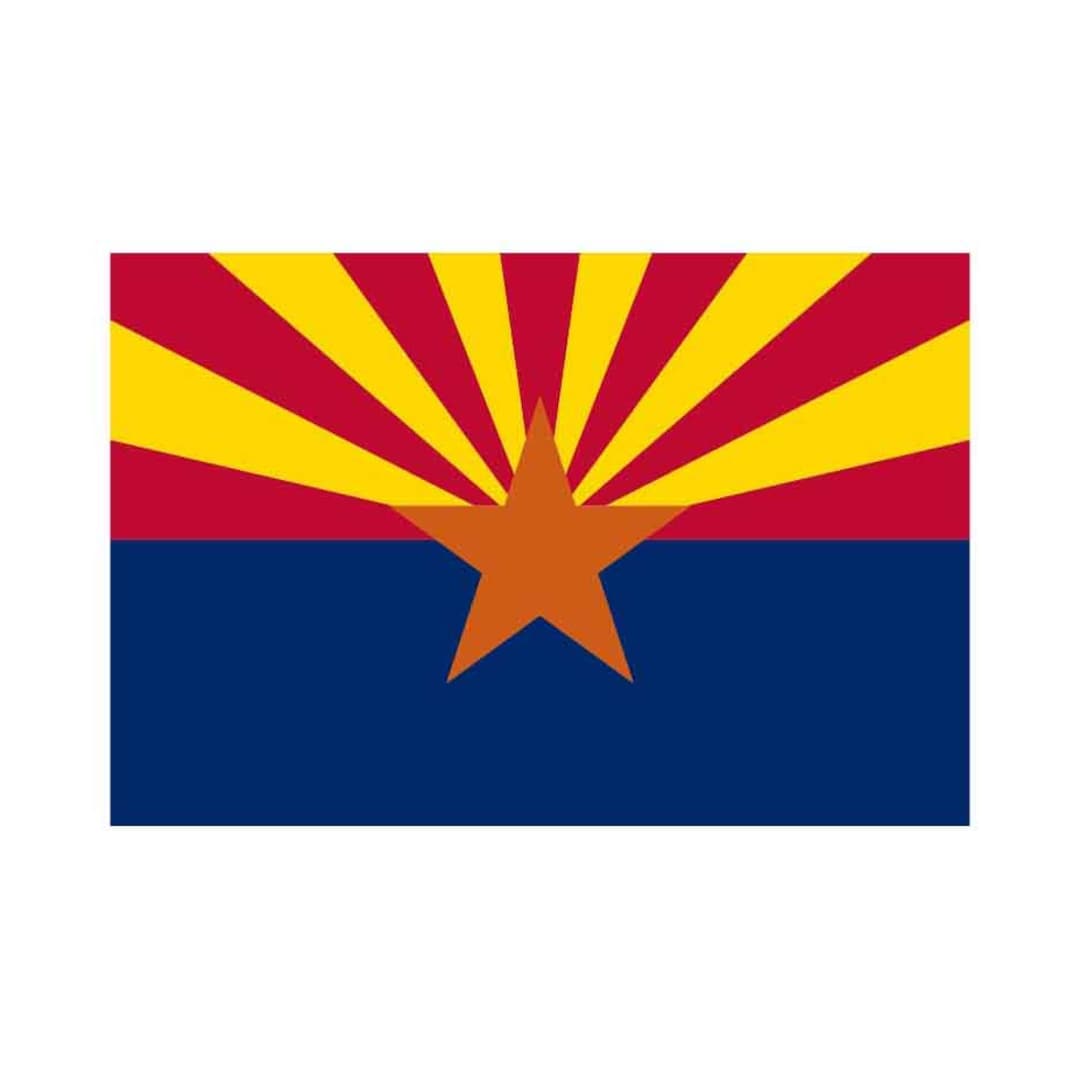 Arizona State Flag INSTANT DOWNLOAD 1 Vector .eps, .dxf, .svg .png ...