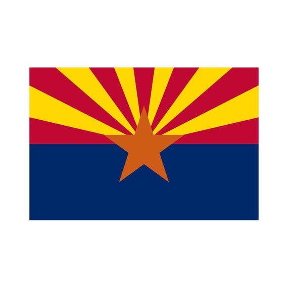 Arizona State Flag INSTANT DOWNLOAD 1 Vector .eps .dxf .svg - Etsy