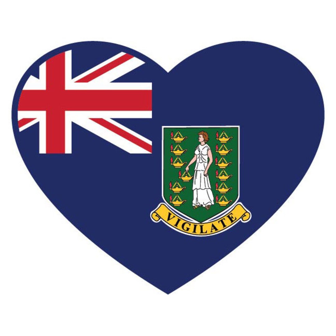 British Virgin Islands Vector .eps, .dxf, .svg .png. Vinyl Cutter Ready ...