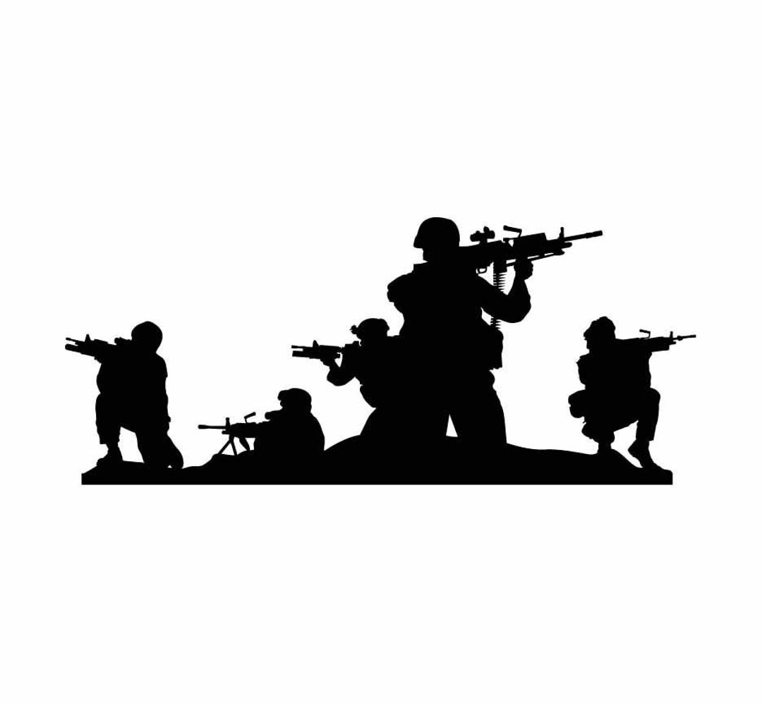 Soldiers Graphic INSTANT DOWNLOAD 1 Vector .eps & 1 .png Vinyl Cutter ...