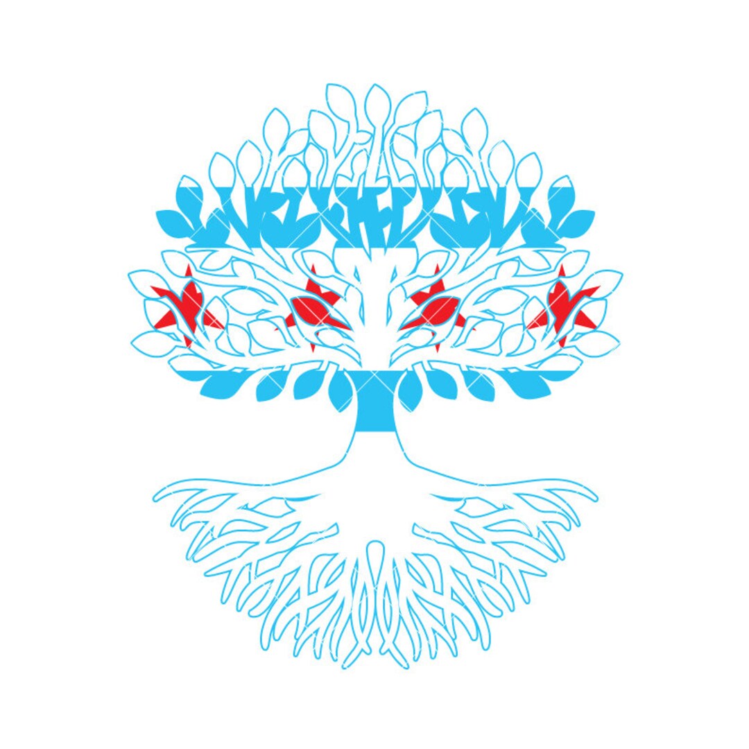 Chicago Roots Art Digital Download Vector .eps, .dxf, .svg .png Vinyl ...
