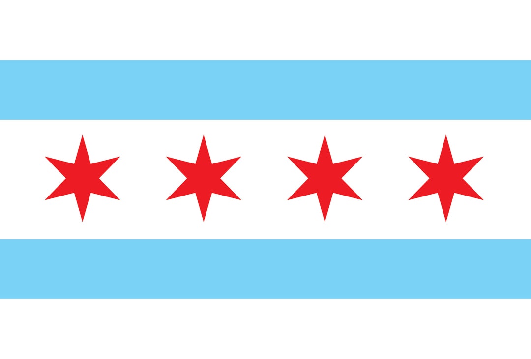 Chicago Flag Vector